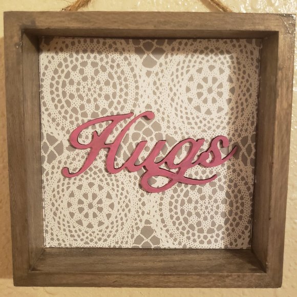 Hand Crafted | Wall Decor | Final Price Drop Hugs 5 X 5 Wall Decor Hand ...